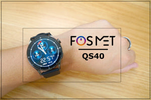 FOSMET QS40レビュー｜1万円以下で手に入るハイクオリティなスマートウォッチ